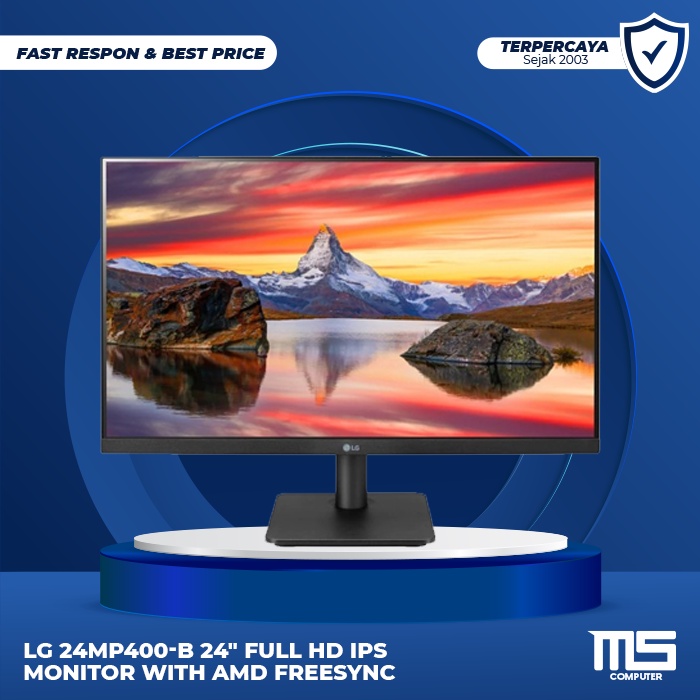 Jual LG 24MP400-B 24" Full HD IPS Monitor with AMD FreeSync | Shopee ...