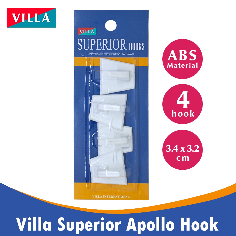 Jual Ktmstore Villa Superior Apollo Hook Gantungan baju Kail Tempel ...
