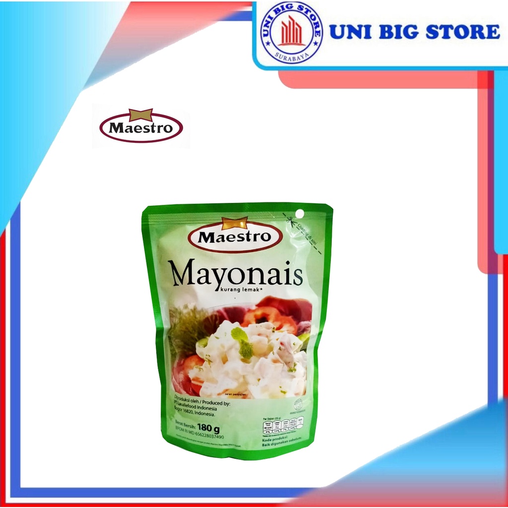 Jual MAESTRO Mayonnaise 180 gr Mayo Mayones | Shopee Indonesia