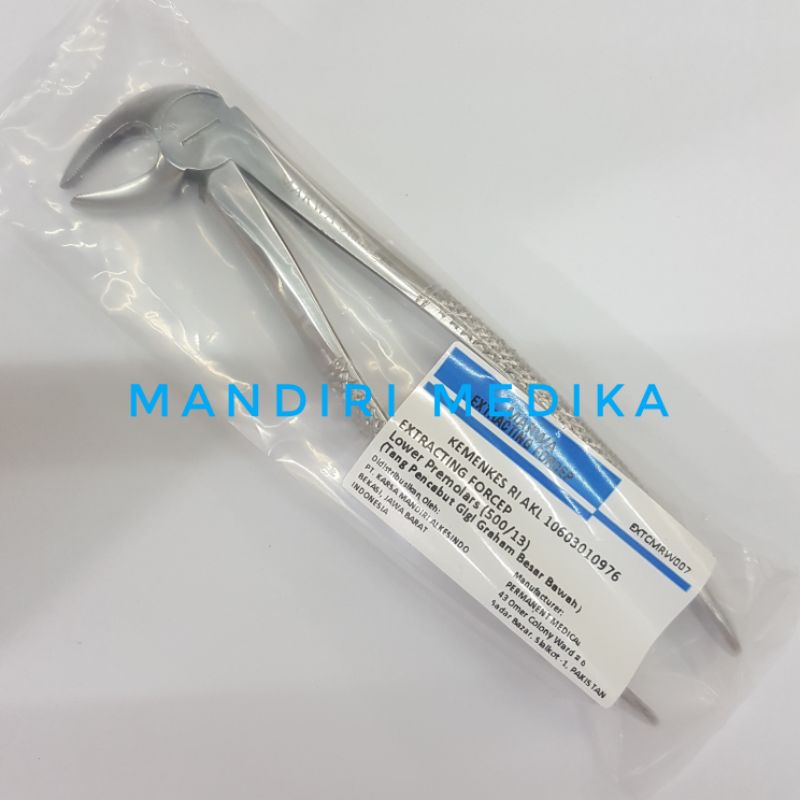 Jual Tooth Extracting Forcep Tang Gigi Dewasa Lower Premolar fig.500/13 ...