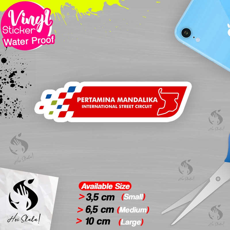 Jual Stiker Pertamina Mandalika International Street Circuit Sticker ...