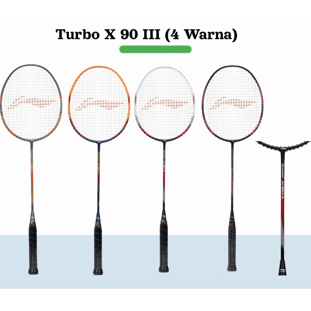 Jual Raket Badminton Lining Turbo X 90 III Original Raket Lining Turbo ...