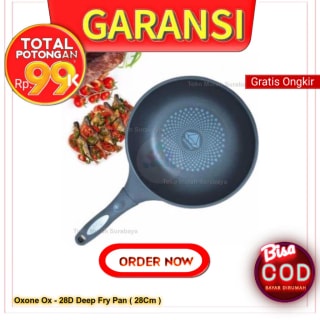 Jual OXONE Ox - 28D Deep Fry Pan ( 28Cm ) | Shopee Indonesia