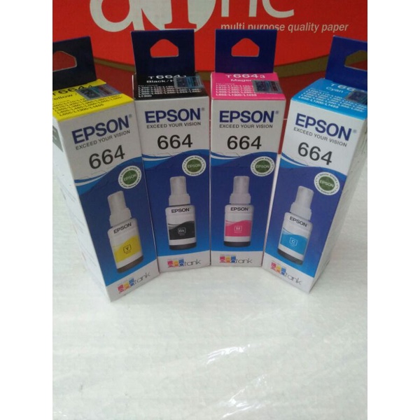 Jual epson tinta ORI 664 original isi tinta printer EPSON | Shopee Indonesia