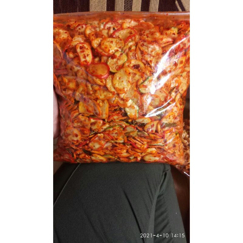 Jual kerupuk seblak bawang seblak kering bumbu basah isi 1kg | Shopee ...