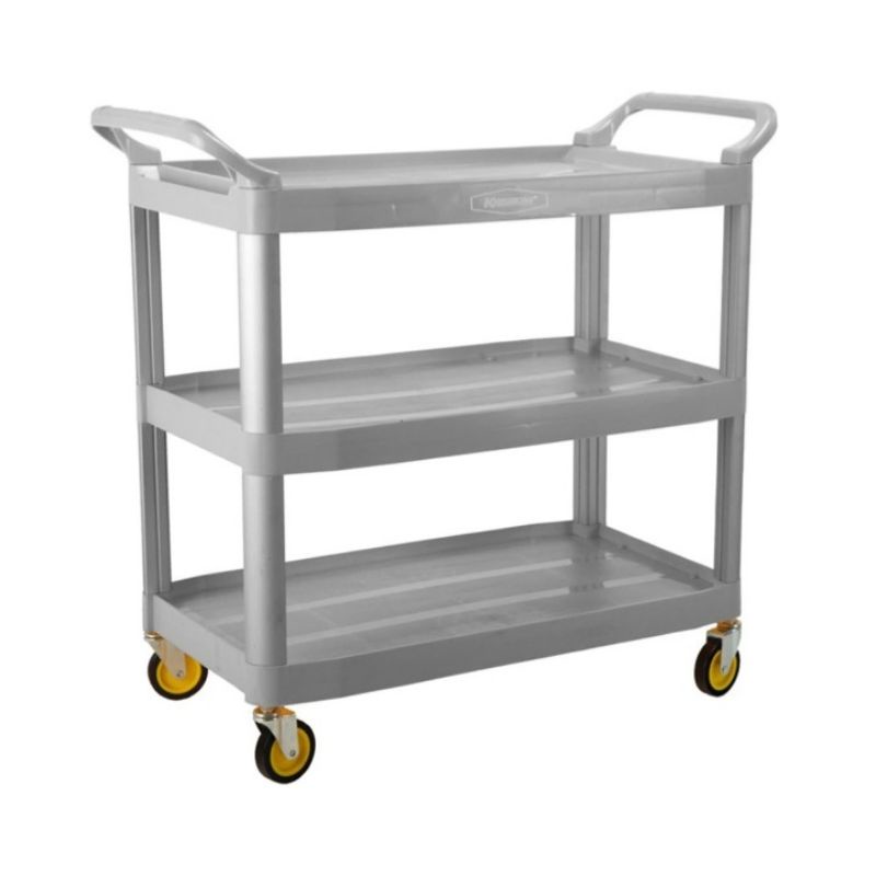 Jual TROLI SAJI 3 TINGKAT MEREK KRISBOW UKURAN 103X51X96 CM ABU ABU ...