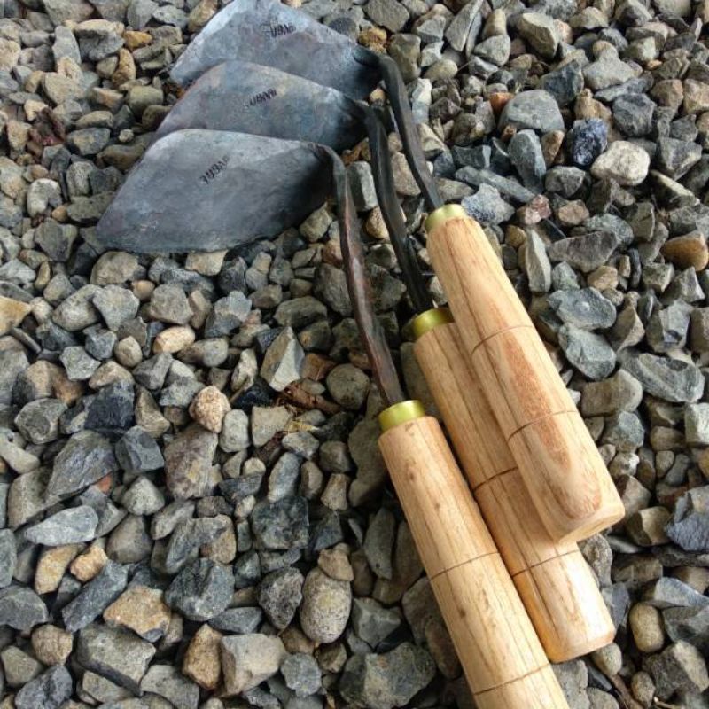Jual Gathul baja asli/KORED RUMPUT gagang kayu serbaguna/ Cangkul taman ...