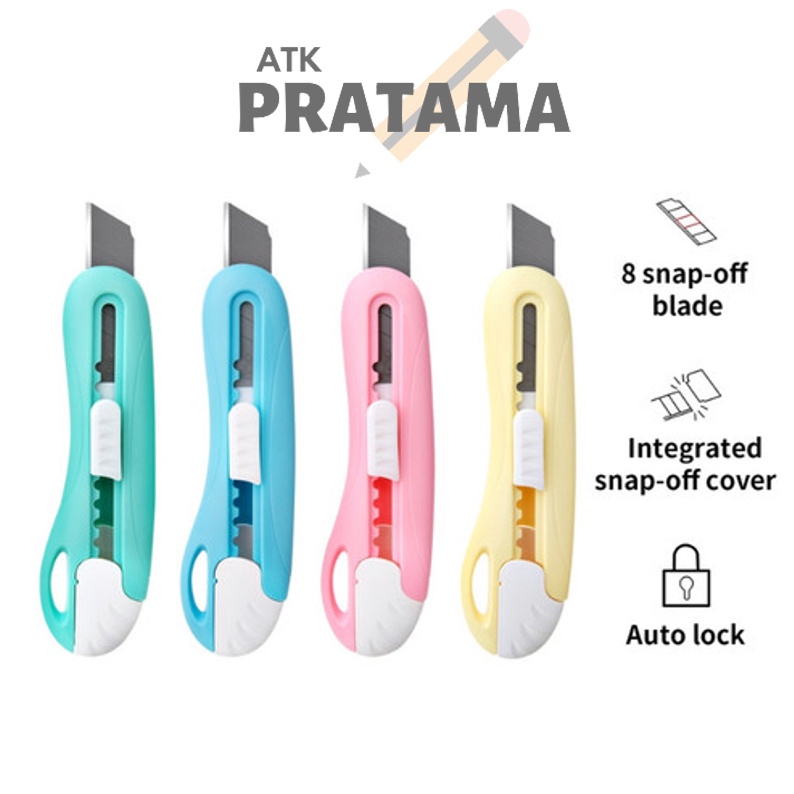 Jual Deli Cutter Mini 2024 Design utk anak Sekolah ATK PRATAMA | Shopee ...
