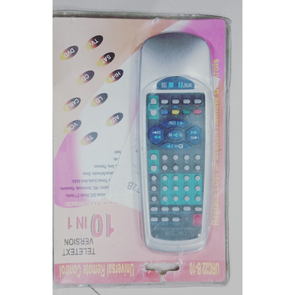 Jual Remote Control Universal Teletext Version 10 in 1 Dijual Remote ...