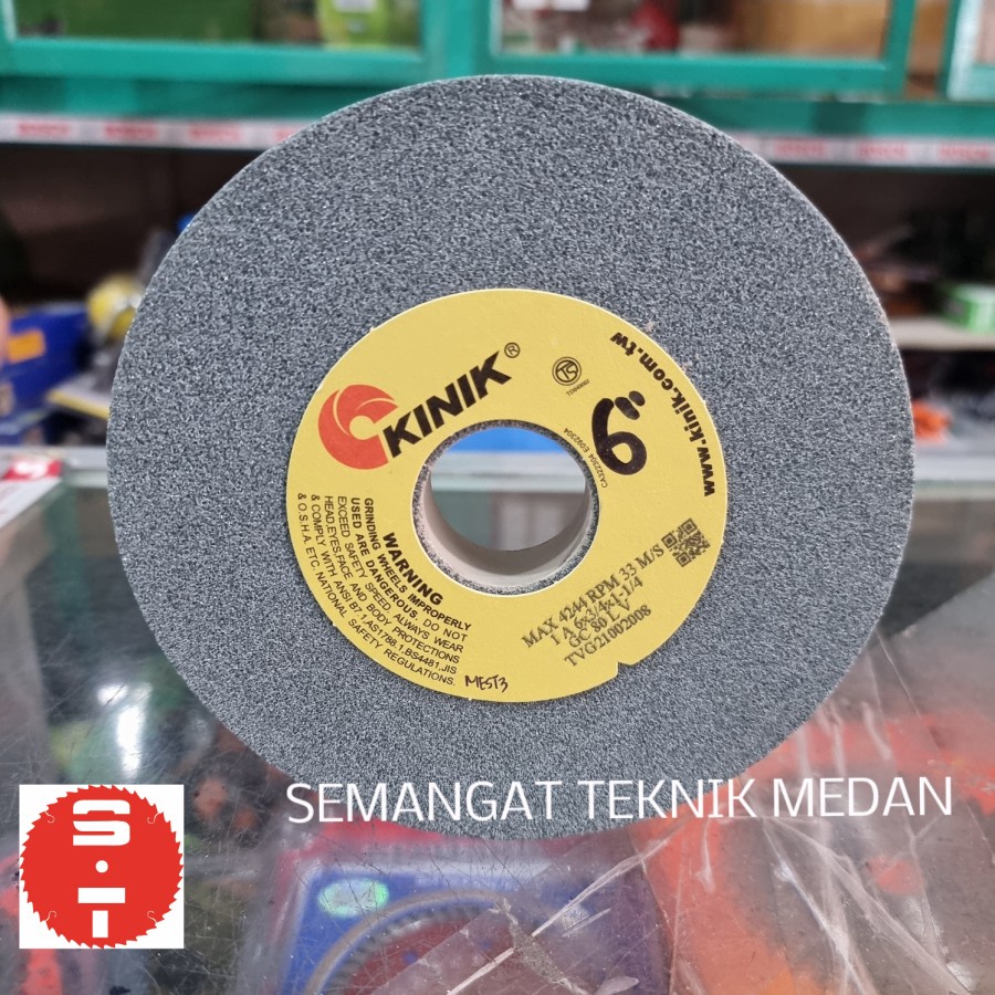 Jual BATU POLES ASAH GERINDA GRENDA DUDUK HIJAU KINIK 150MM 6" X 1 ...