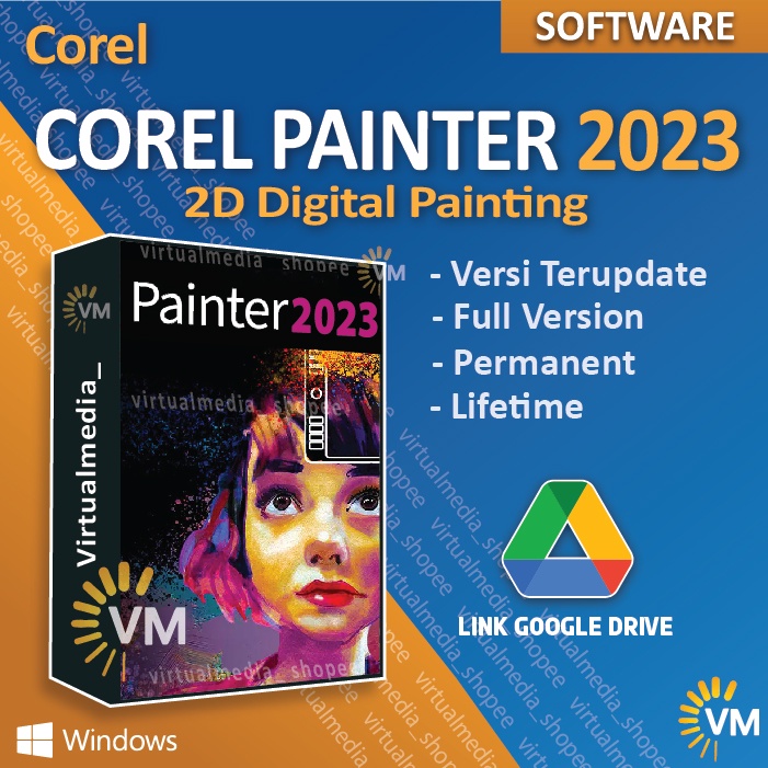 Jual COREL PAINTER 2023 FULL SOFTWARE 2D DIGITAL ART PAINTING DRAW ...