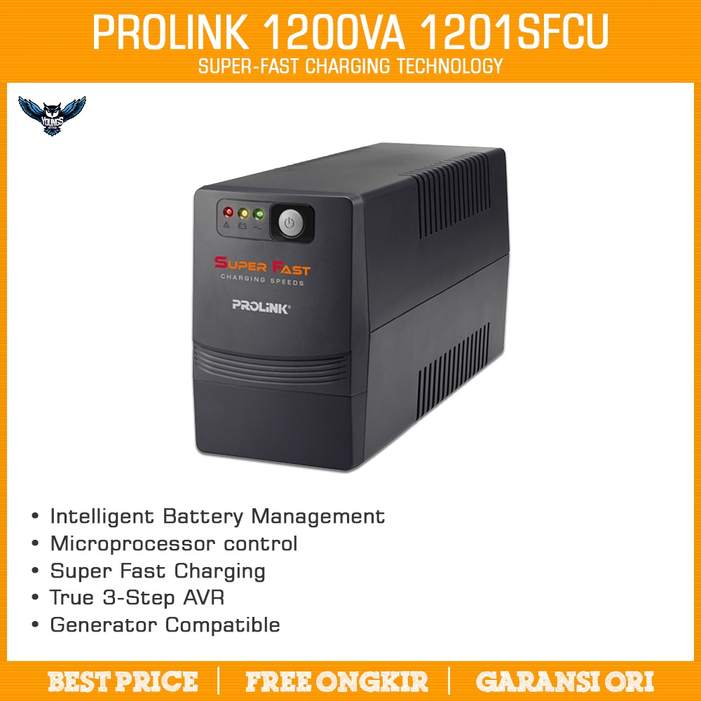 Jual UPS PROLINK 1200VA 1201SFCU PRO1201SFCU PRO LINK 1200 VA POWER BACKUP | Shopee Indonesia