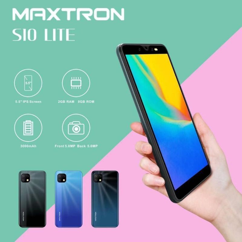 Jual hp android maxtron s10 lite 2gb 2/8 gb 4g lte S10LITE | Shopee ...