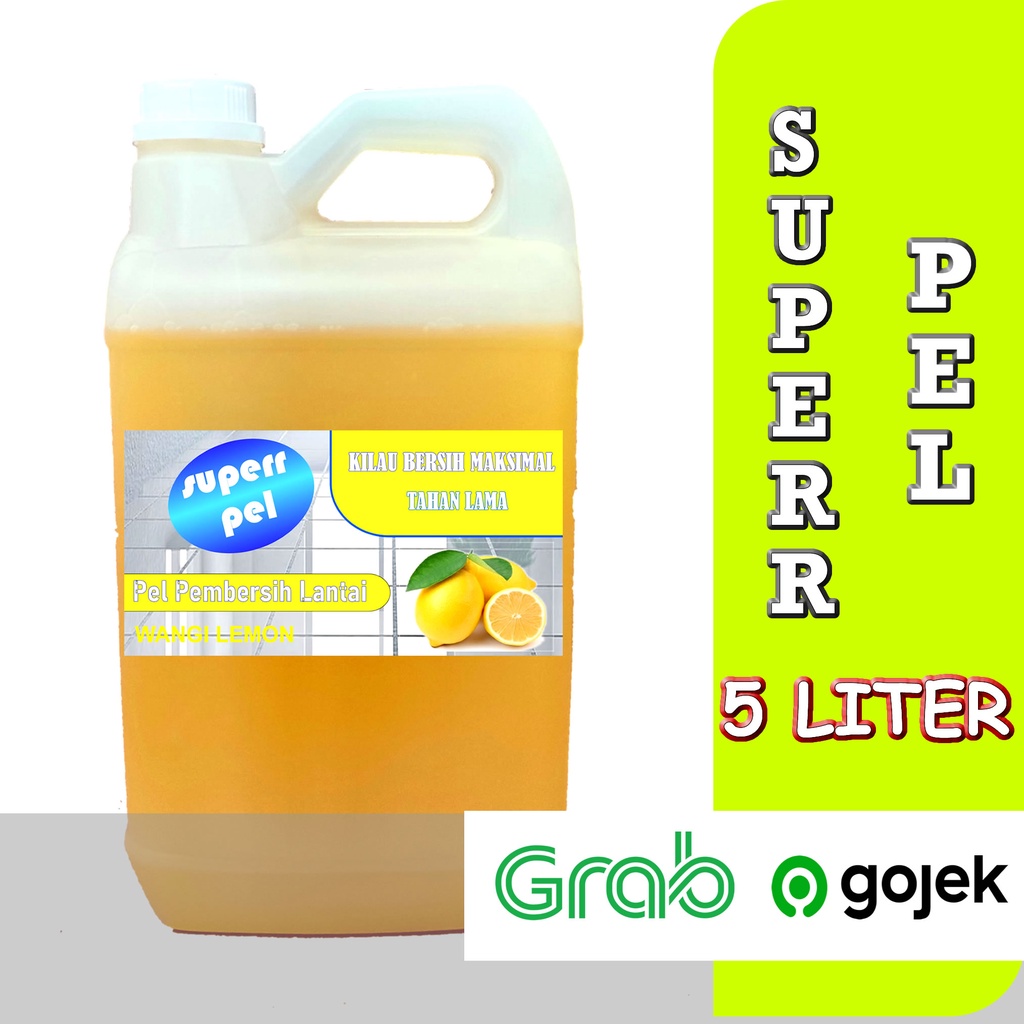 Jual SUPERR PEL SABUN PEL LANTAI 5 liter ,Bersih, Wangi, Tidak licin ...