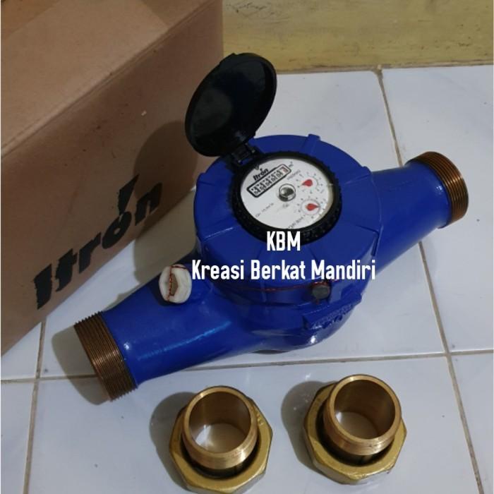 Jual Meter | Meteran Air Itron 1.5 Inch Multimag Dn40 / Water Meter Itron 1.5" Inch | Shopee ...