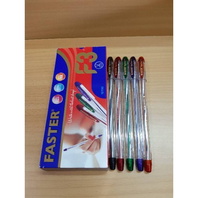 Jual Polpen Faster 1pak (12 pcs) | Shopee Indonesia