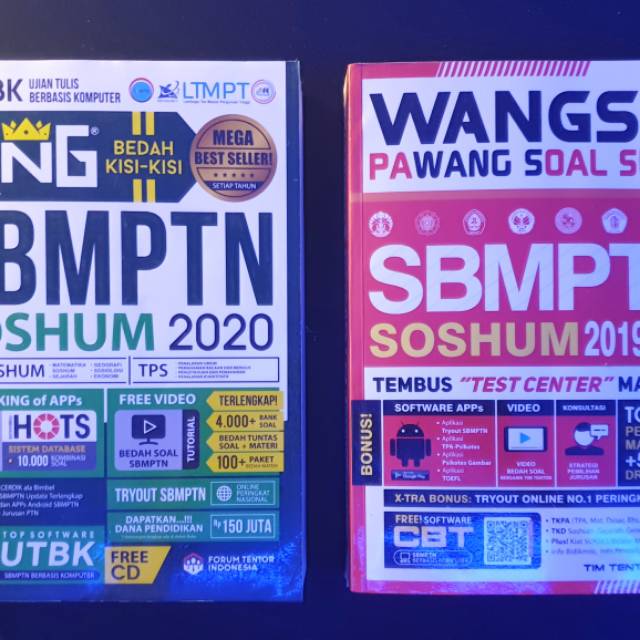 Jual [Preloved] Buku SBMPTN 2020 Soshum WANGSIT & THE KING (include 2 buku) | Shopee Indonesia