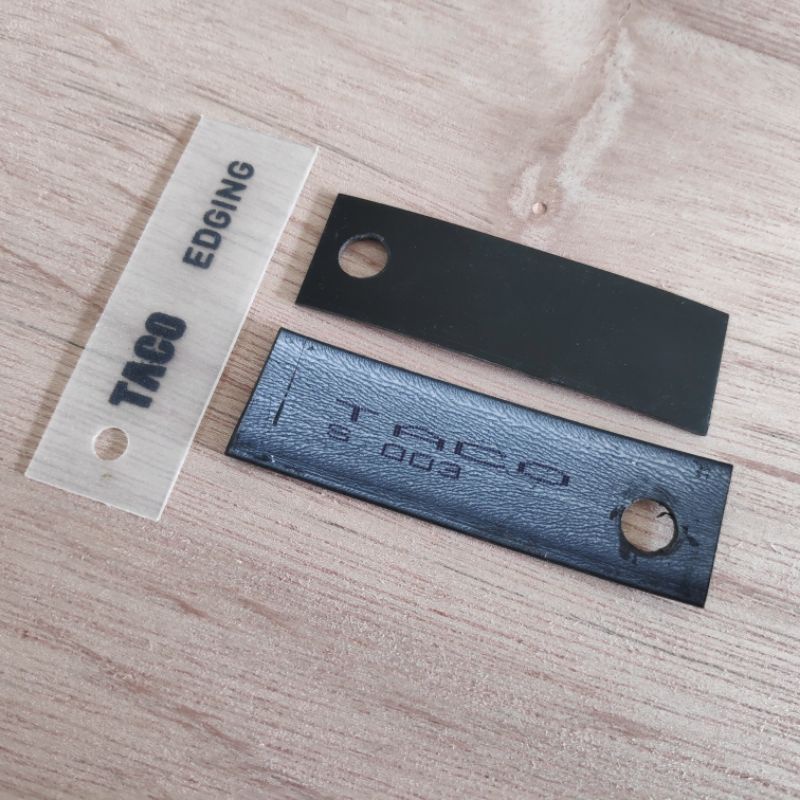 Jual TACO Edging PVC HPL 1 x 22 mm Solid Color Warna Solid | Shopee ...