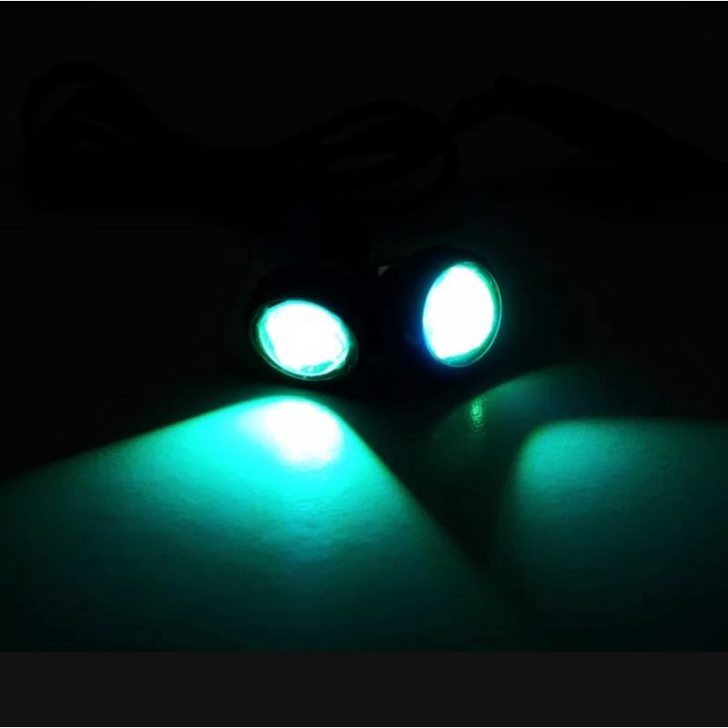 Jual Lampu Mata Elang Plus Dudukan Bracket Mode Diam Shopee Indonesia