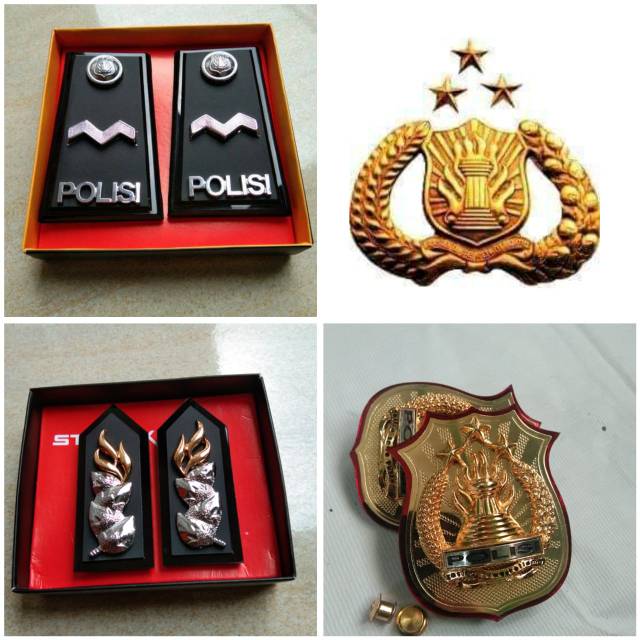 Jual Pangkat aipda ,monogram ,kewenangan set | Shopee Indonesia