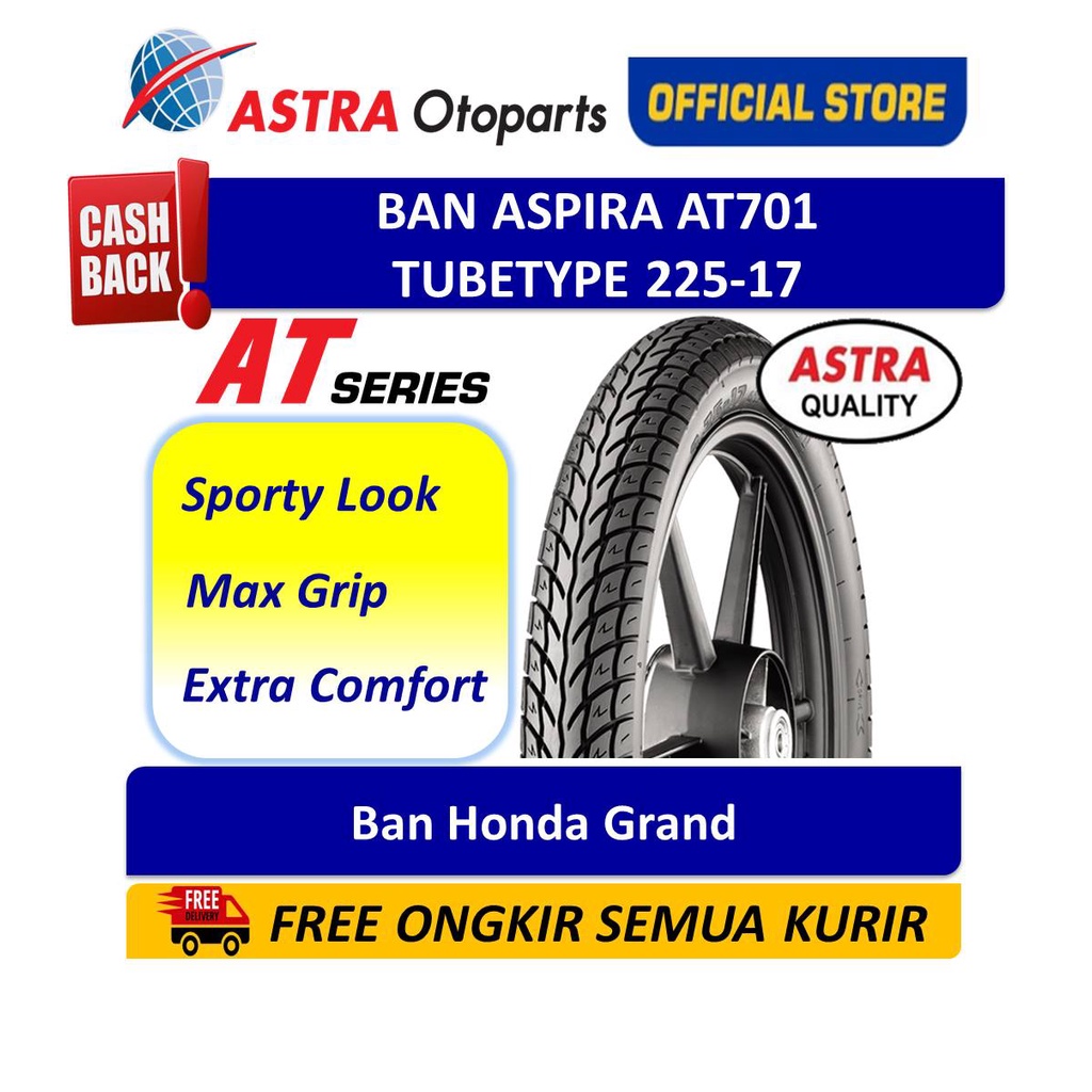 Jual Aspira AT 701 225-17 Untuk Motor Bebek Honda Grand (12-22517 ...