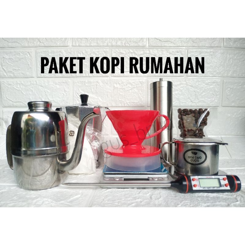 Jual Paket Kopi Murah Alat Kopi Manual Brew Komplit MURAH (9item ...