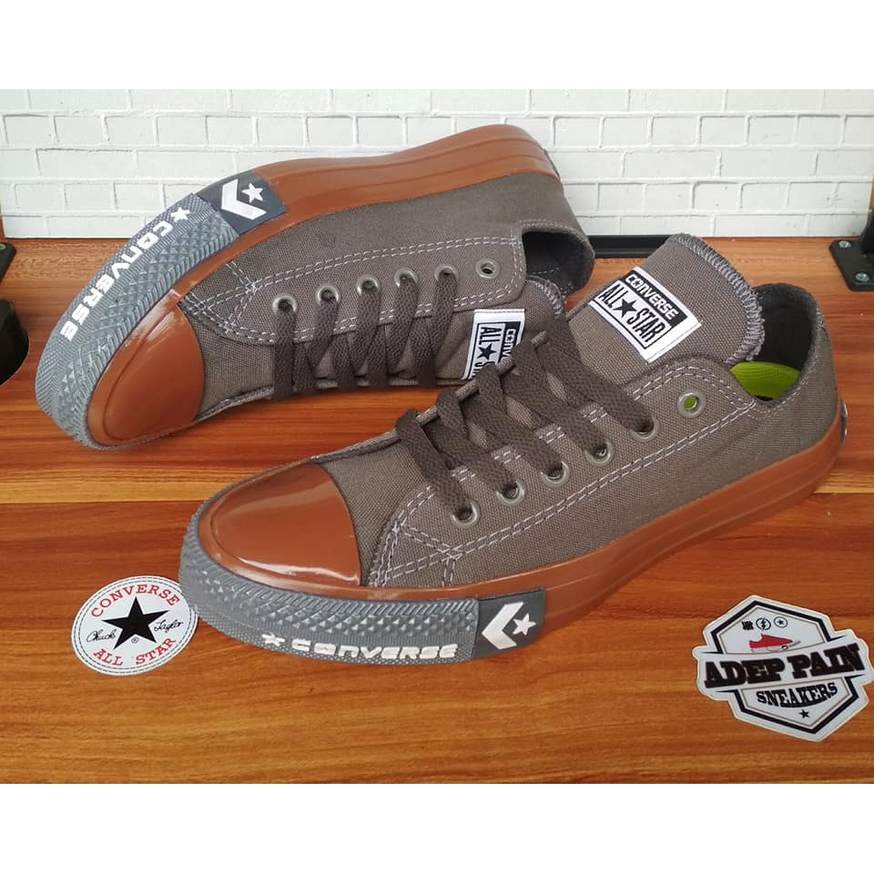 Jual SEPATU ALL STAR CONVERSE GREY GUM MOTIF ORIGINAL PREMIUM | Shopee ...