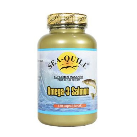 Jual Sea-Quill Omega-3 Salmon - 120 Softgel | Shopee Indonesia