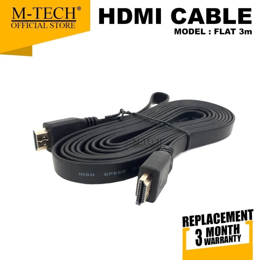 Jual Kabel HDMI to HDMI 3 Meter High Speed Full HD 1080P Original M ...