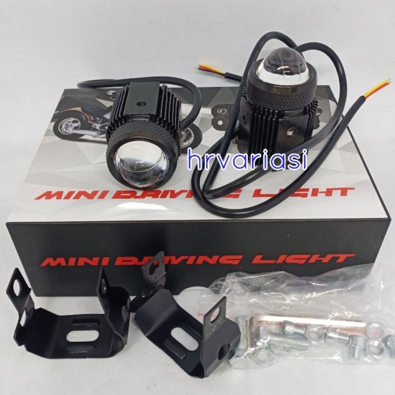 Jual lampu tembak laser Mini Driving Light D2 hi low | Shopee Indonesia