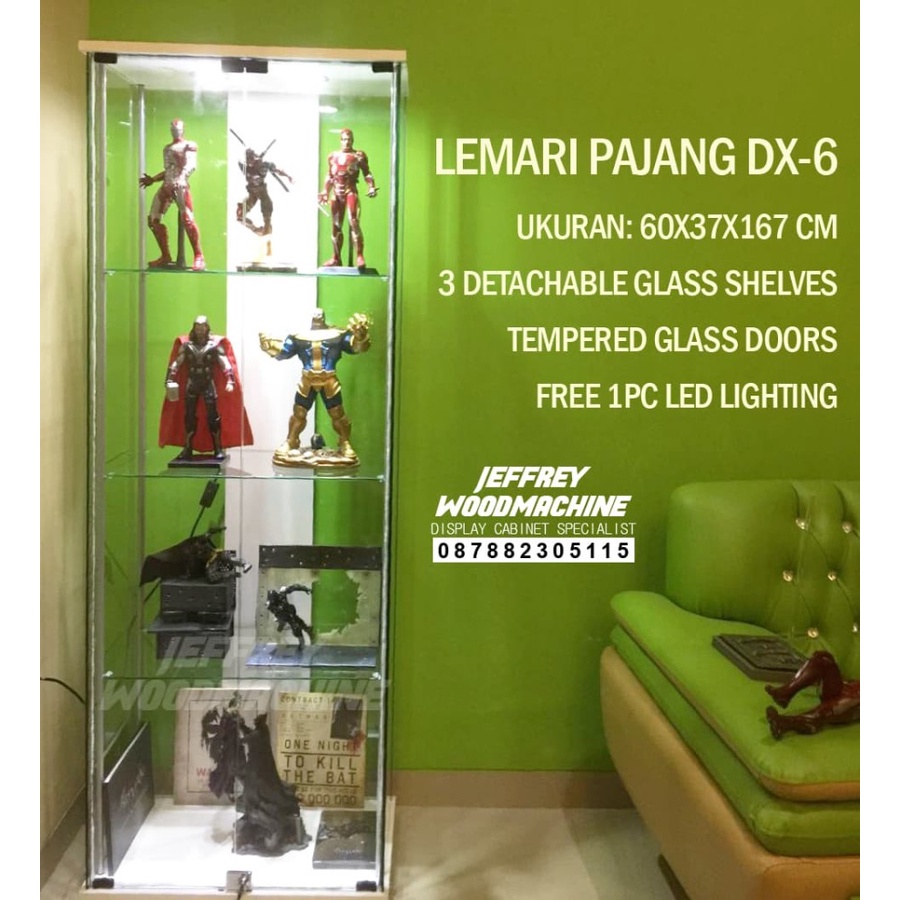 Jual Lemari Pajang Kaca / Etalase Kaca / Display Cabinet Koleksi Action ...