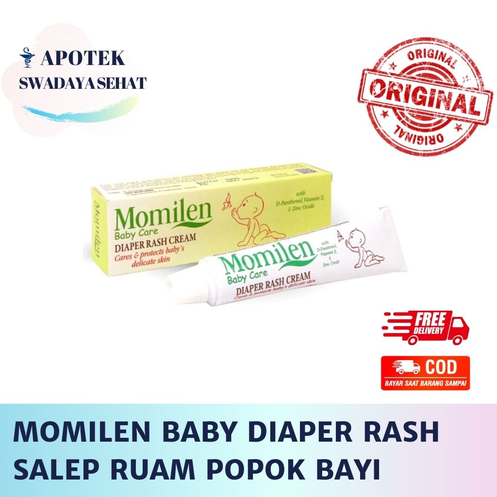 Jual MOMILEN DIAPER RASH Baby Care Cream 30 GR - Krim 15 GR Ruam Popok ...
