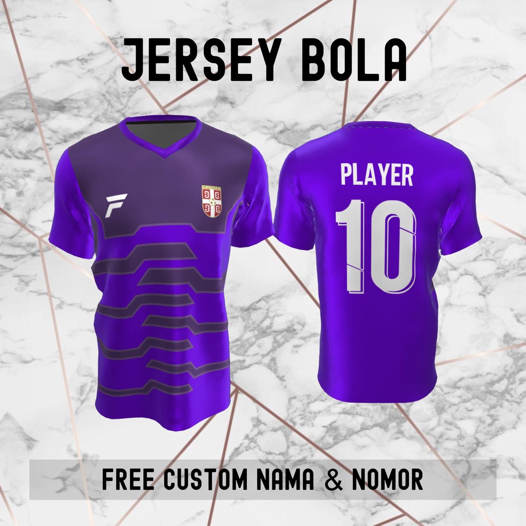 Jual Jersey Serbia Timnas Negara Bola Baju Kaos Custom Nama dan Nomor ...