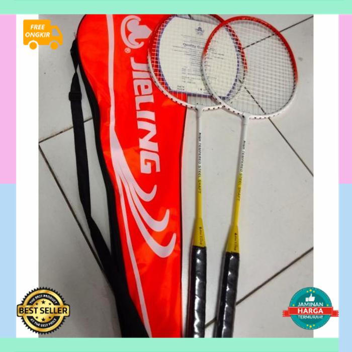 Jual Paket Komplit Raket Sesuai Gambar RAKET BADMINTON JIELING/ JIE ...