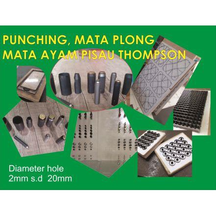 Jual Mata Plong hole punch mata ayam pembolong bulat size 2mm s.d 5mm ...