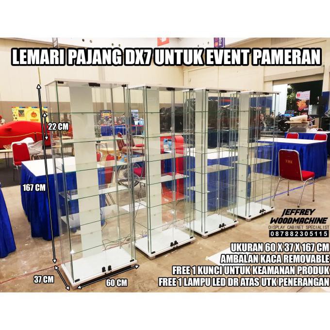 Jual LEMARI PAJANGAN PAJANG PRODUK DISPLAY KACA KABINET HIAS PAMERAN ...