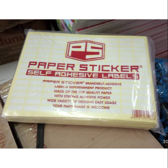 Jual 1Pack isi 7 lembar Label stiker 8x20mm ukuran 112, 32x64mm ukuran ...