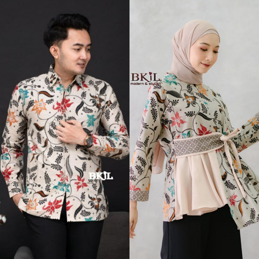 Jual BATIK ALINA - Batik Couple Modern Baju Batik Wanita Modern M L XL ...