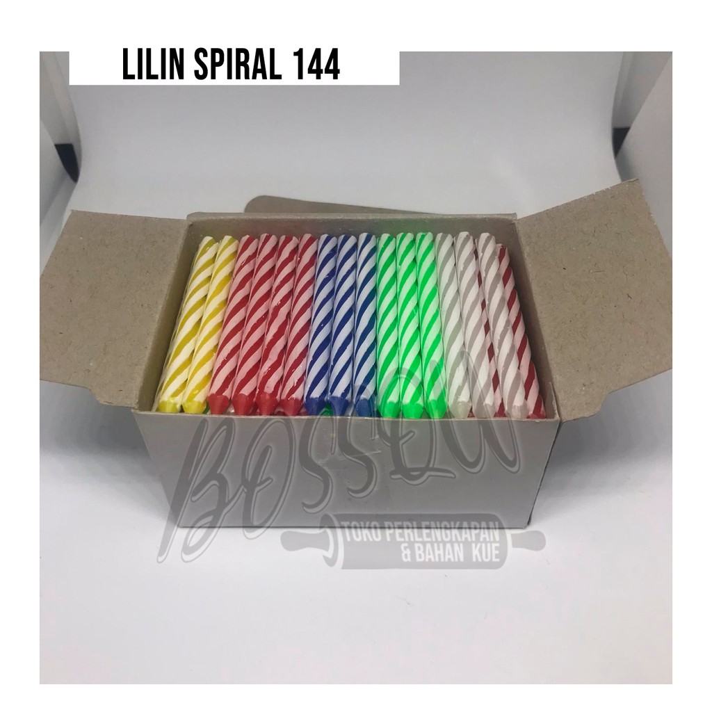 Jual LILIN SPIRAL ULIR / STRIP ISI 144 | Shopee Indonesia