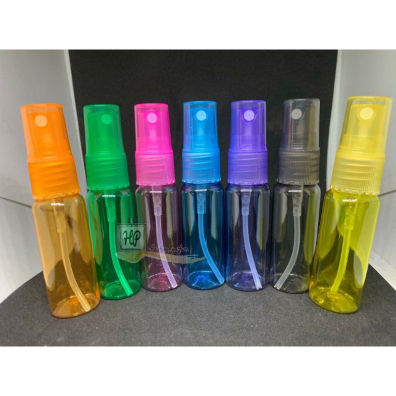 Jual Botol Spray 20ml Warna Botol Spray plastik botol parfum botol isi ...