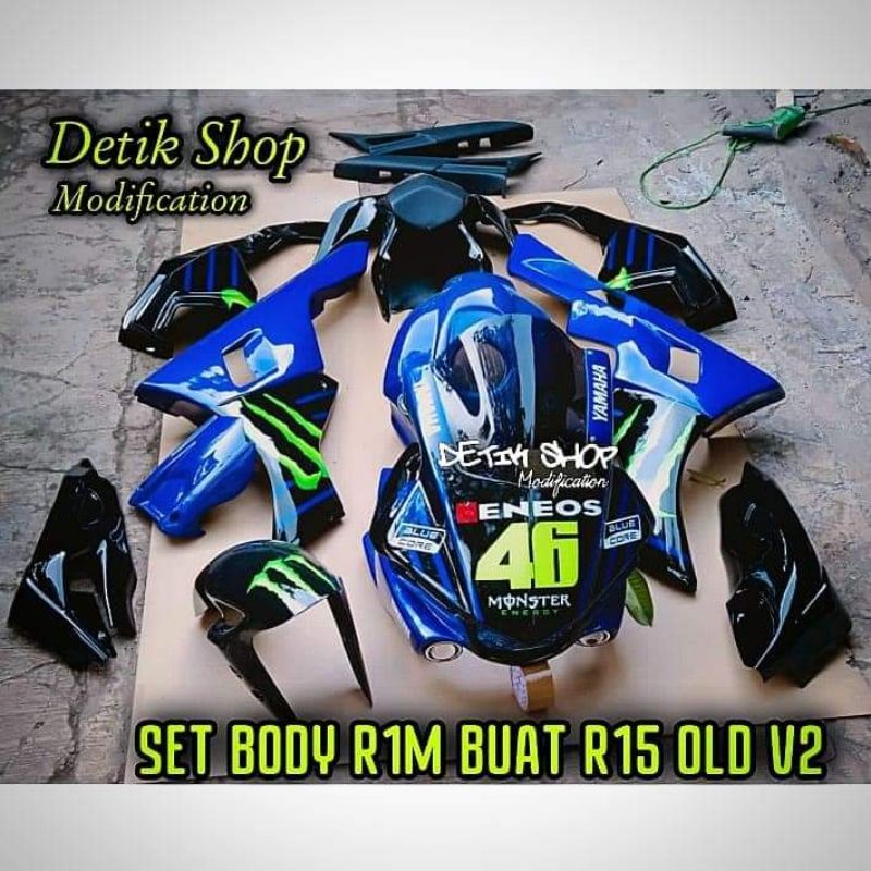 Jual BODY R1 FAIRING R1 COVER TANGKI R1 HEADLAMP R1M BODY BELALANG R1M ...
