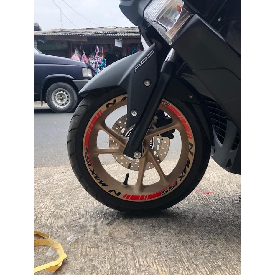 Jual Stiker Velg Sticker Velk Nmax Gold | Shopee Indonesia