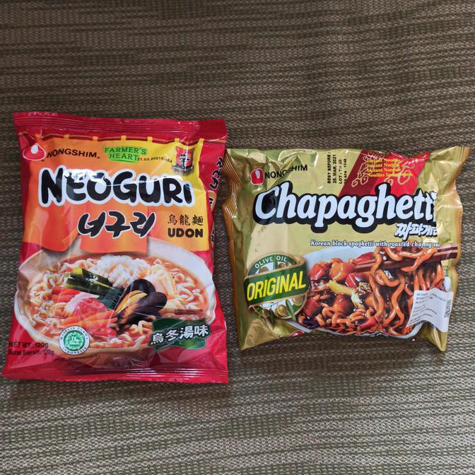 Jual Terlaris# Paket Chapaguri Chapaghetti + Neoguri Nongshim Ramen ...