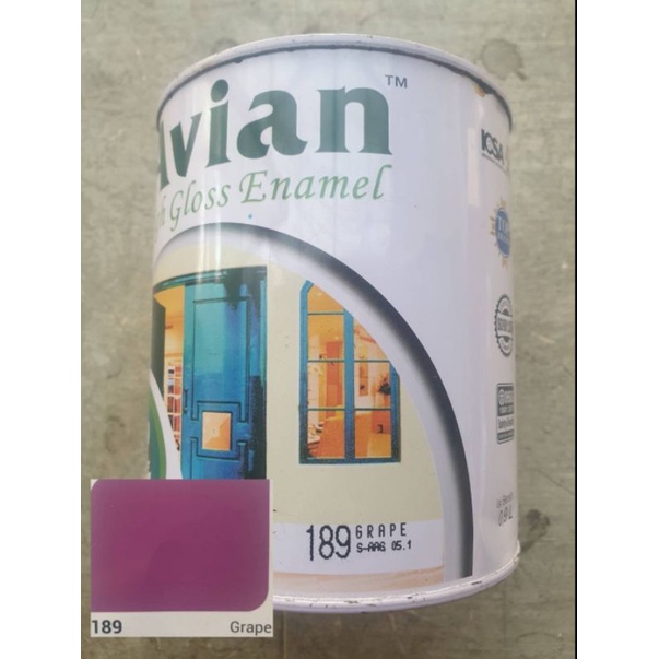 Jual Cat kayu dan besi avian warna grape / ungu | Shopee Indonesia