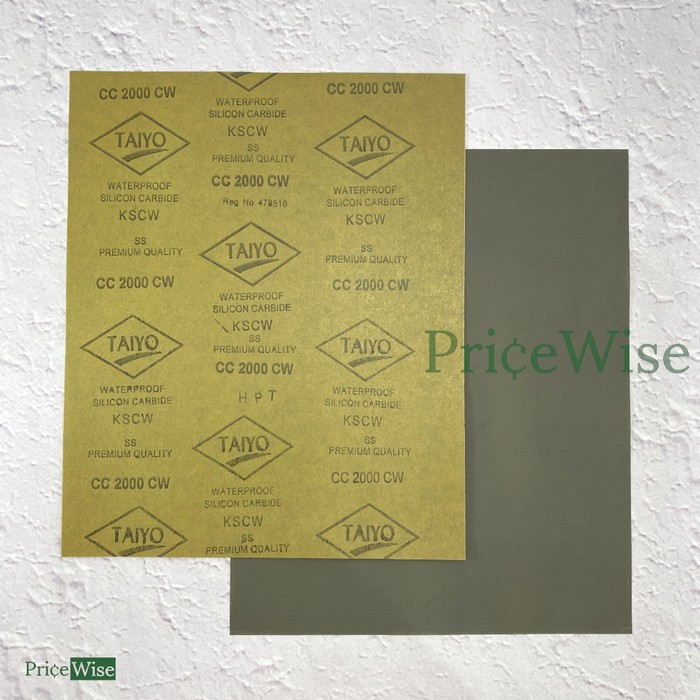 Jual Amplas Lembaran 2000 Waterproof / Abrasive Paper Taiyo / Amplas ...