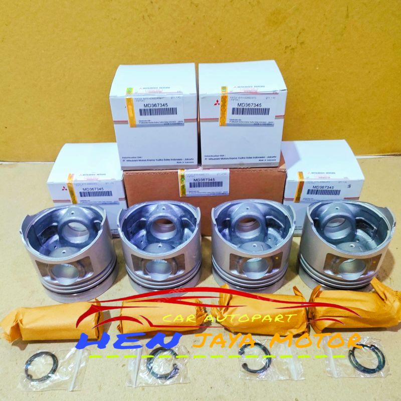 Jual PISTON ASSY BAJA MITSUBISHI KUDA NEW L300 DIESEL NEW L039 4D56 STD ...