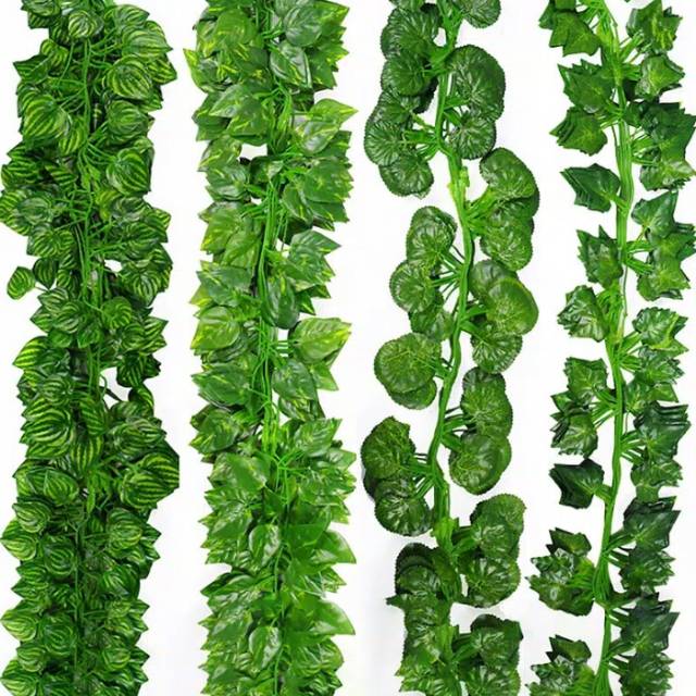 Jual Daun Rambat Ivy 1m Hiasan Daun Rambat Juntai Artificial Daun ...