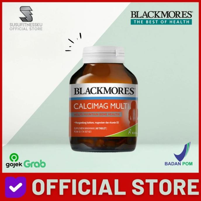 Jual Blackmores Calcimag Multi 60 Tablet Calcium Magnesium D3 | Shopee ...
