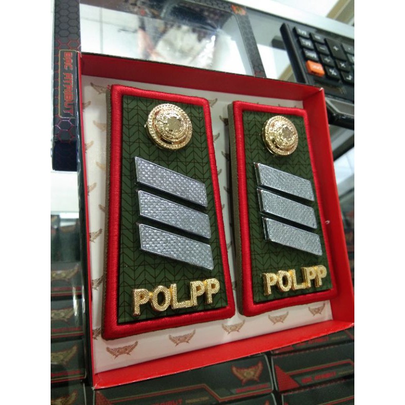 Jual Pangkat PDH POL PP Golongan 2C List Merah Terbaru Kualitas Terbaik ...