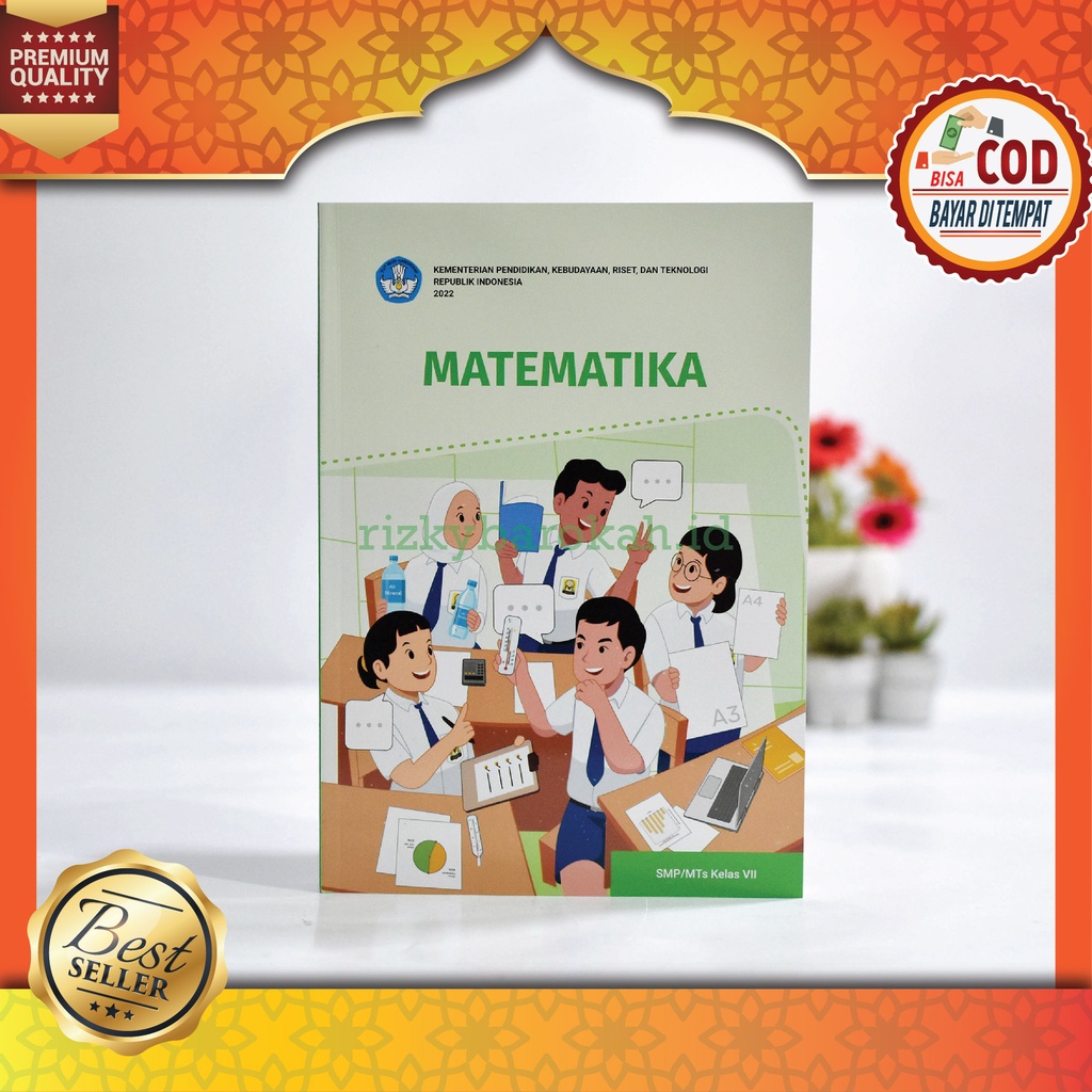 Jual Buku Pelajaran Siswa SMP MTS Kelas 7 VII Mata Pelajaran Mapel Matematika MTK Kurikulum ...